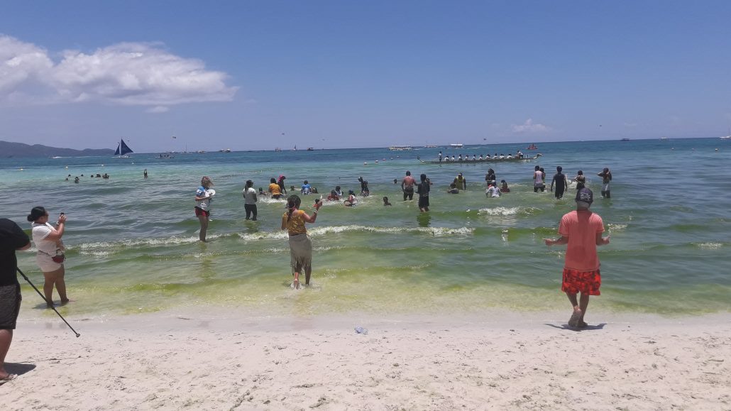 Game proves Boracay green algae a summer ‘staple’