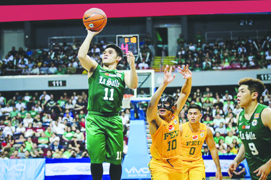 DLSU begins UAAP title defense, fends off FEU