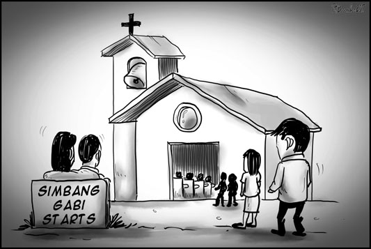Simbang Gabi Drawing