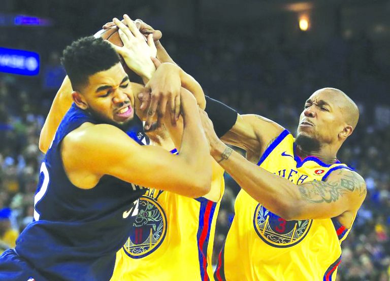 GSW makes 21 3s to beat T’wolves