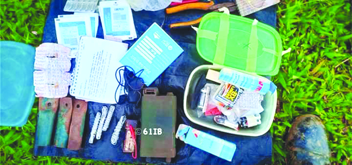 Bomb-making items found in ‘rebel-abandoned’ hut