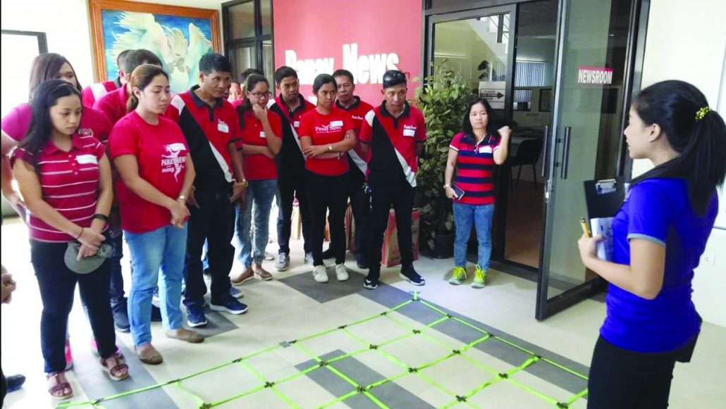 Team building activity brings out the best in Panay News