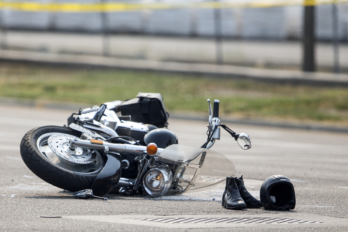 Man, 42, hurt after falling off motorcycle