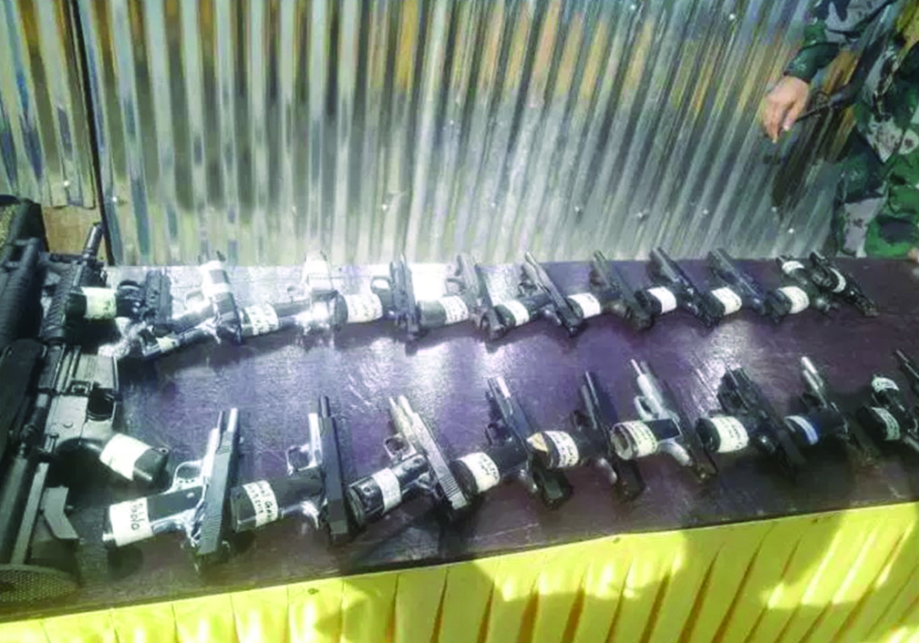 631 unregistered firearms surrendered to Capiz police