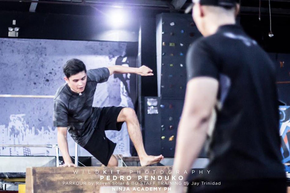 James Reid learns parkour for ‘Pedro Penduko’ movie