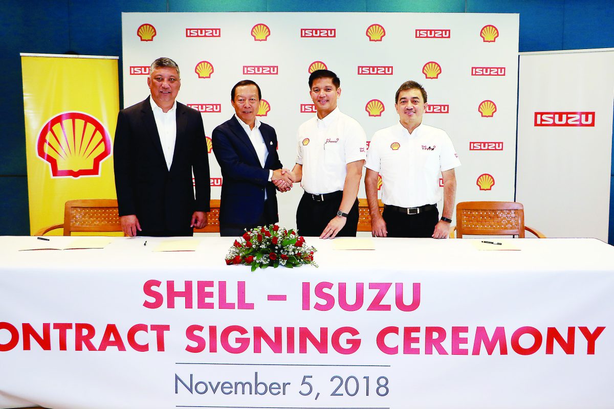 Isuzu, Shell now partners