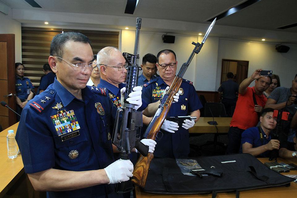 Firearms seized from NDFP peace consultant, says PNP