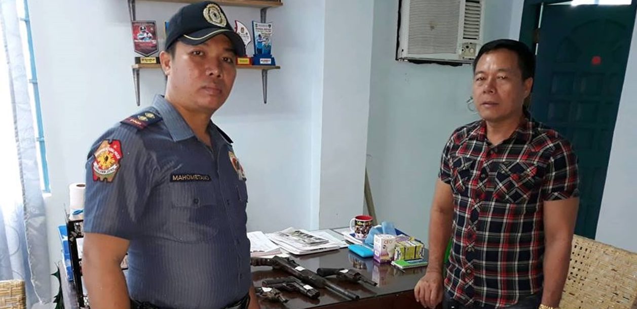 Sigma village officials hand over to cops 4 unlicensed guns
