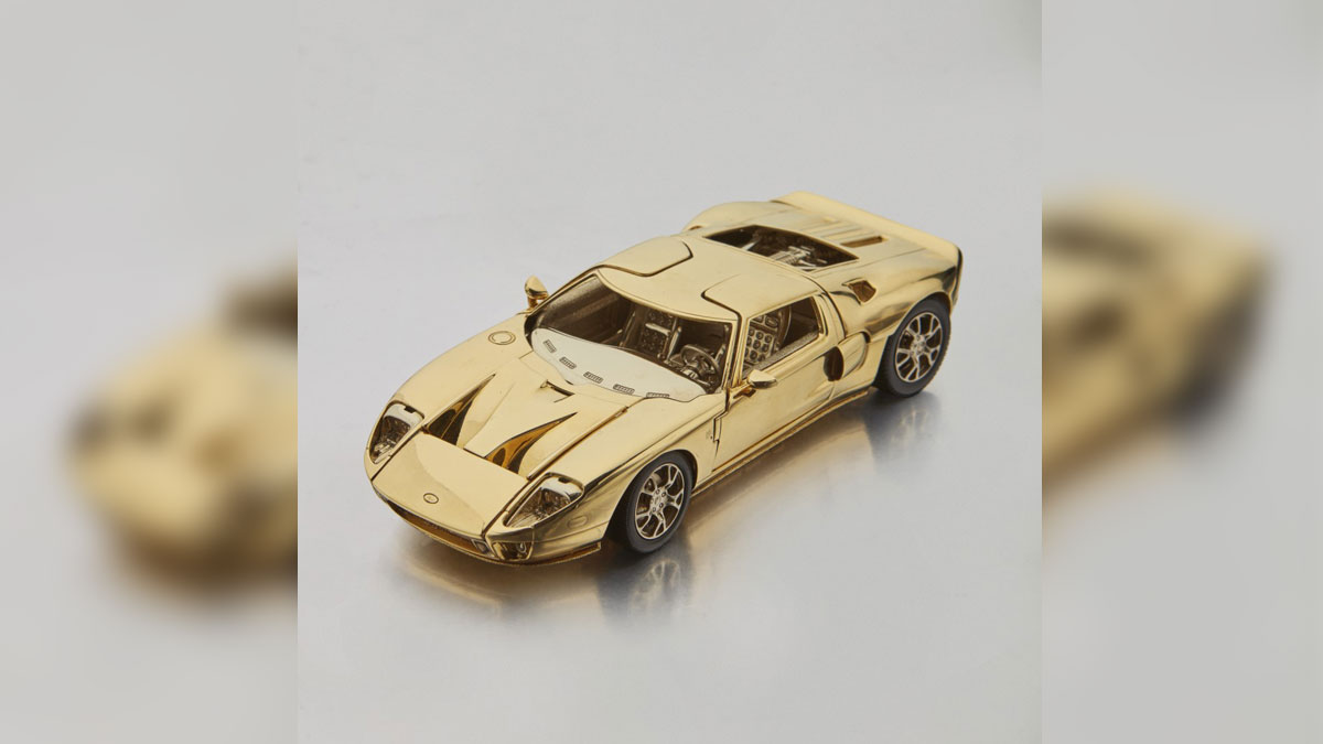 This Ford GT scale model is literally worth its weight in gold