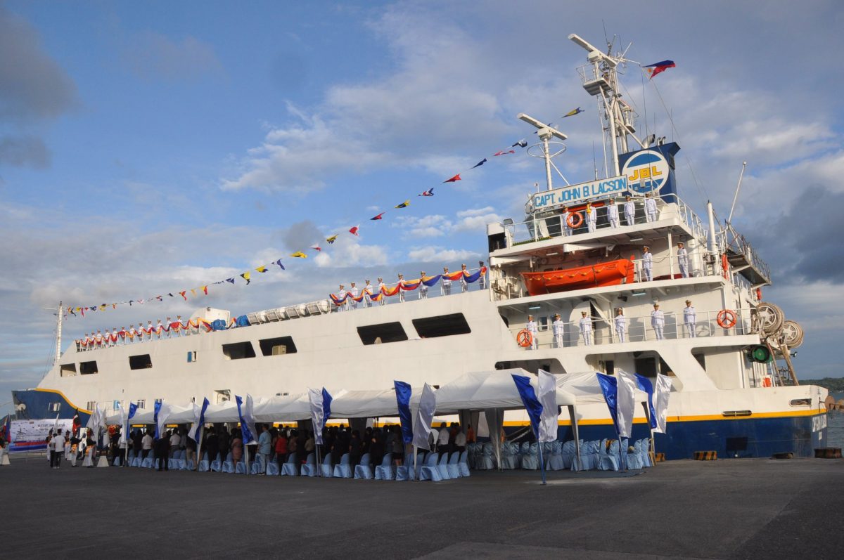 Maritime training ship docks in Iloilo City