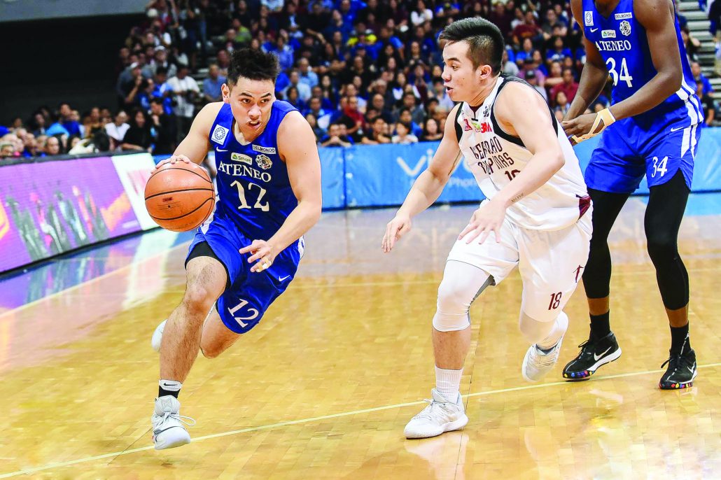 Ateneo Blue Eagles win finals Game 1, dent UP Maroons’ chance at UAAP title