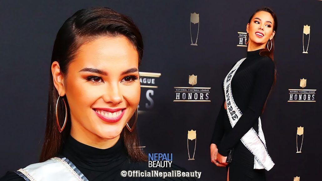 Catriona stuns at her first red carpet in 2019
