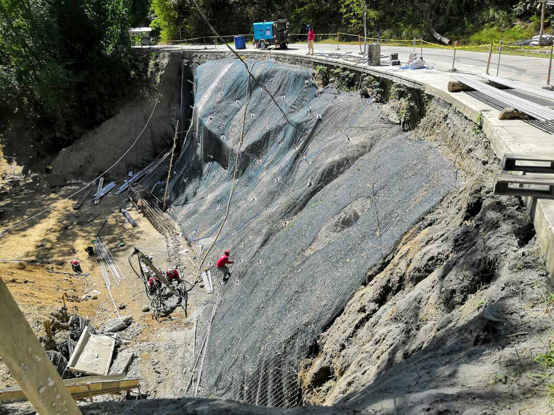 TECCO Slope Stabilization System used in Iloilo first district