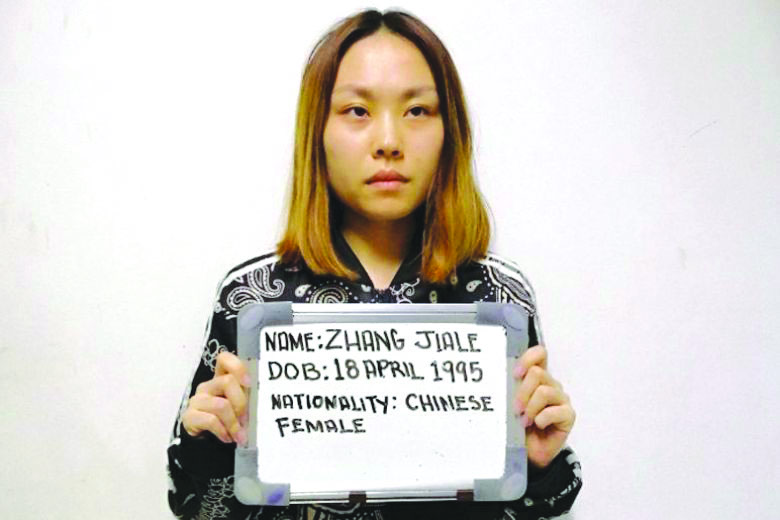 Taho-throwing Chinese back in detention