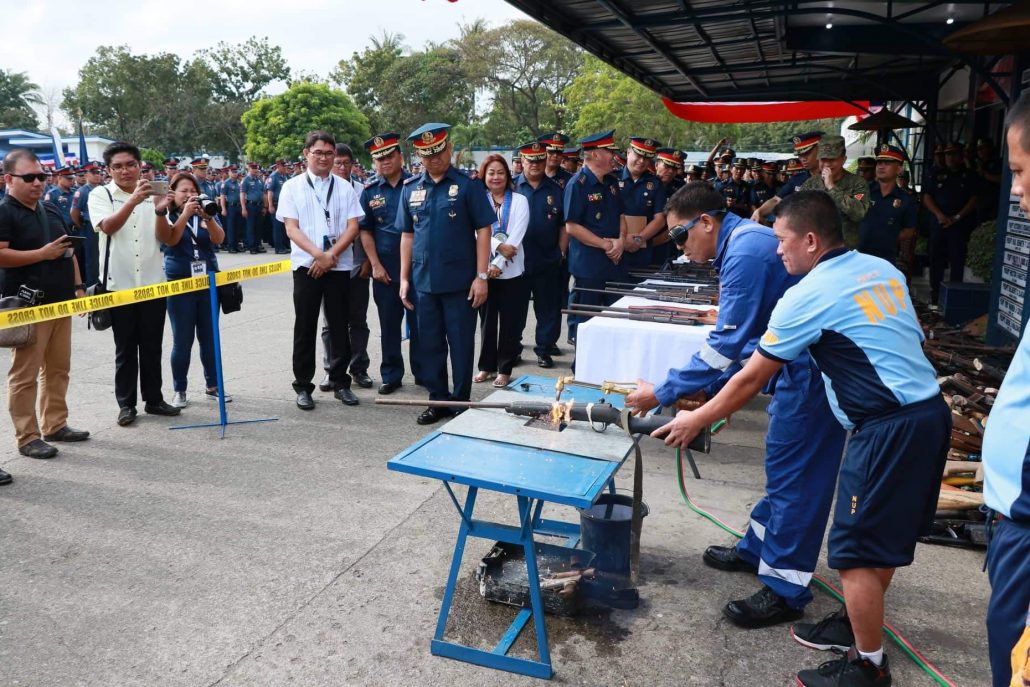 Over 2,000 loose guns destroyed