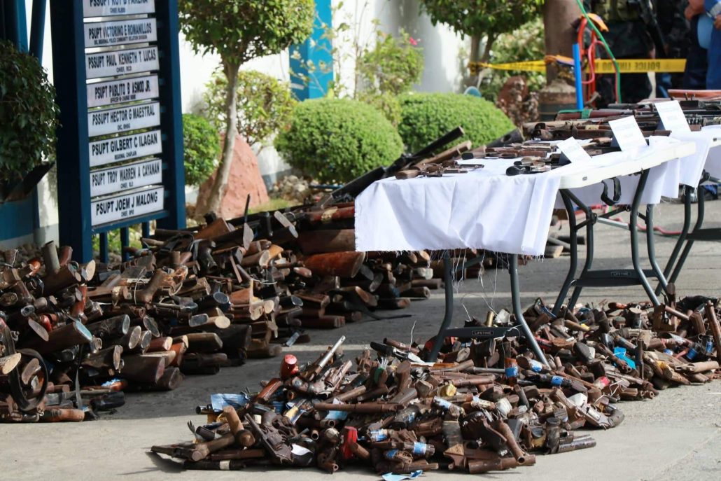 Over 2,000 loose guns destroyed