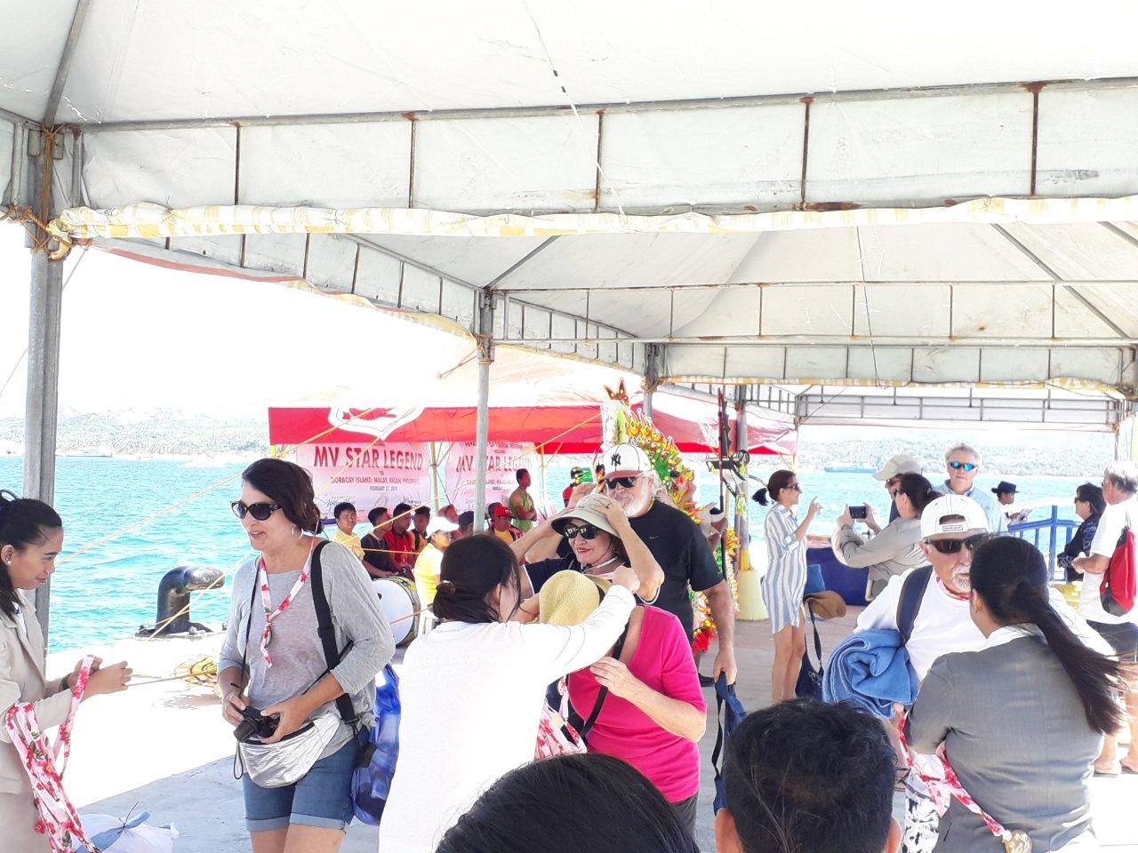 MV Star Legend anchors in Boracay Island