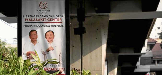 DOH heeds Comelec, orders removal of Bong Go posters