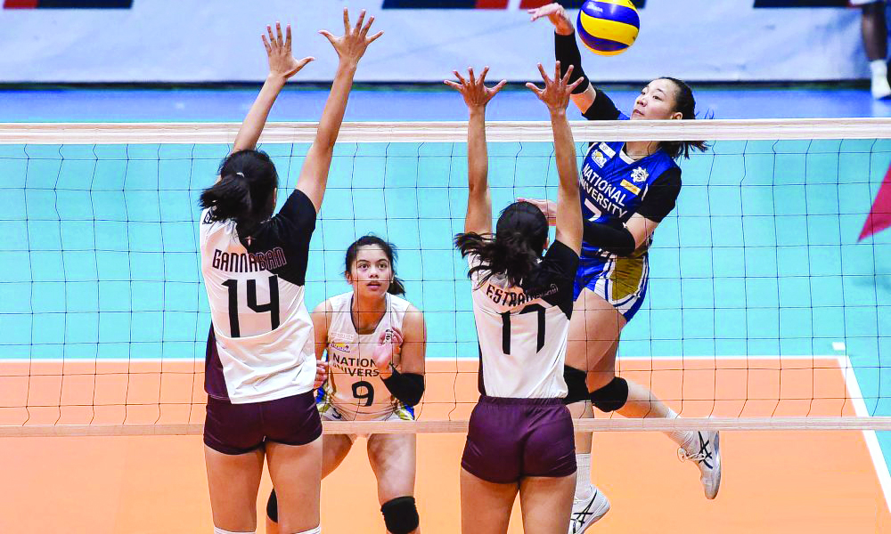 UAAP VOLLEYBALL: NU Lady Bulldogs stun Lady Maroons