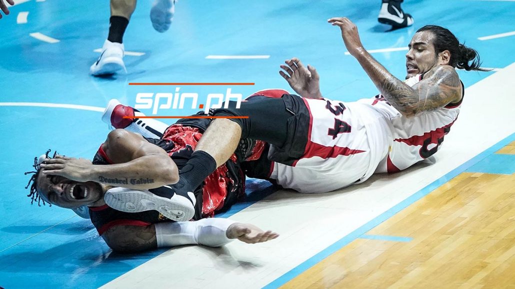 Standhardinger, Abueva fined over Game 2 antics