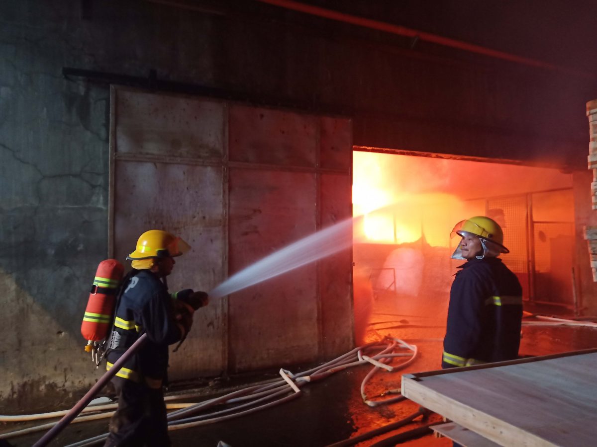Fire hits production facility of domestic furniture company
