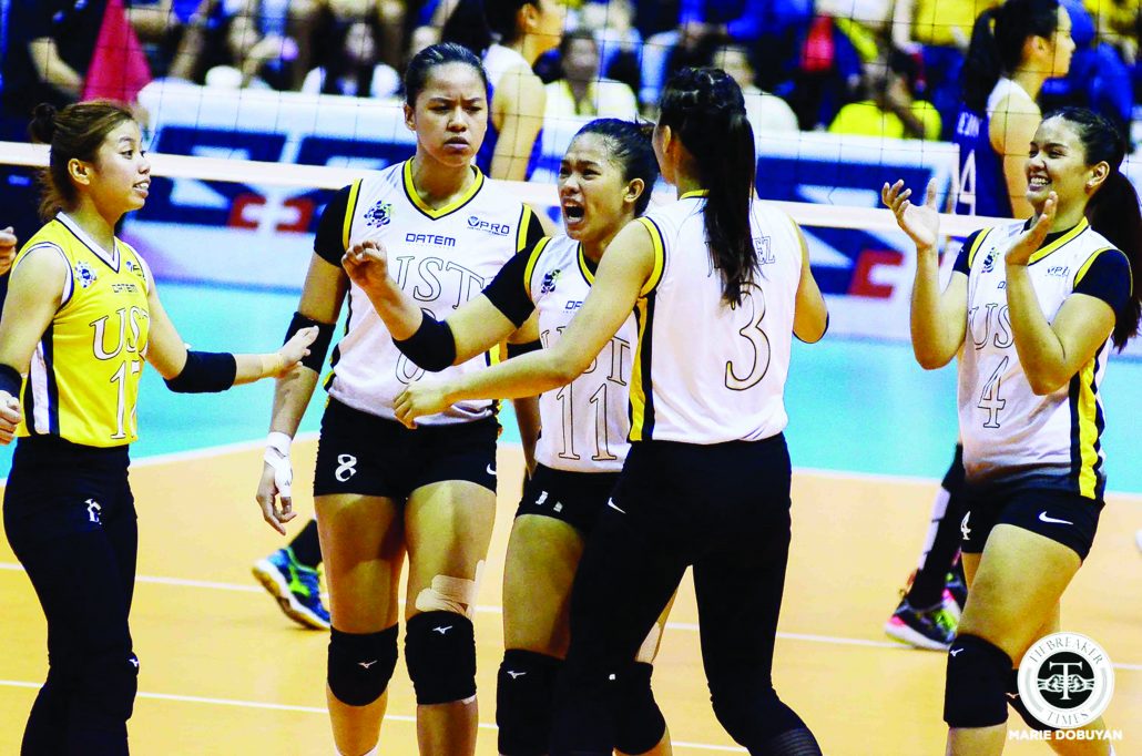 UST sweeps Ateneo, nears UAAP volley crown