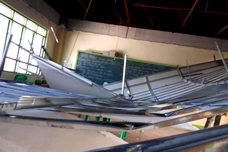 Banago school ceiling collapses