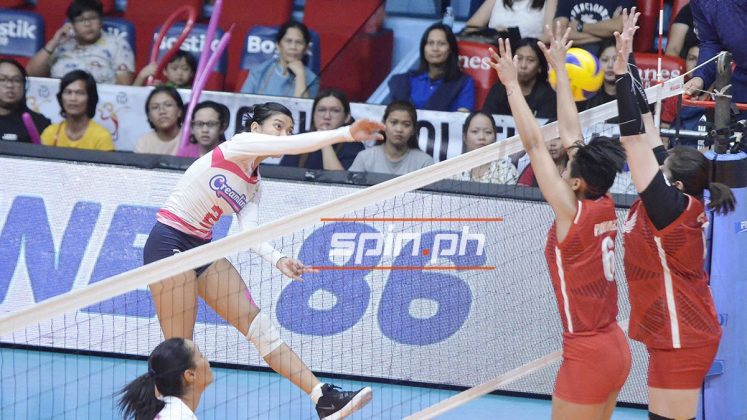Creamline takes Game 1 of Premier V-League finals