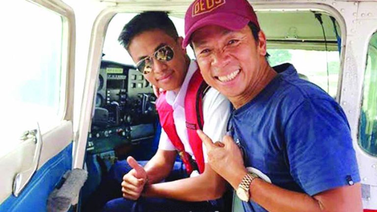 Kim Atienza's son Jose is now a pilot!