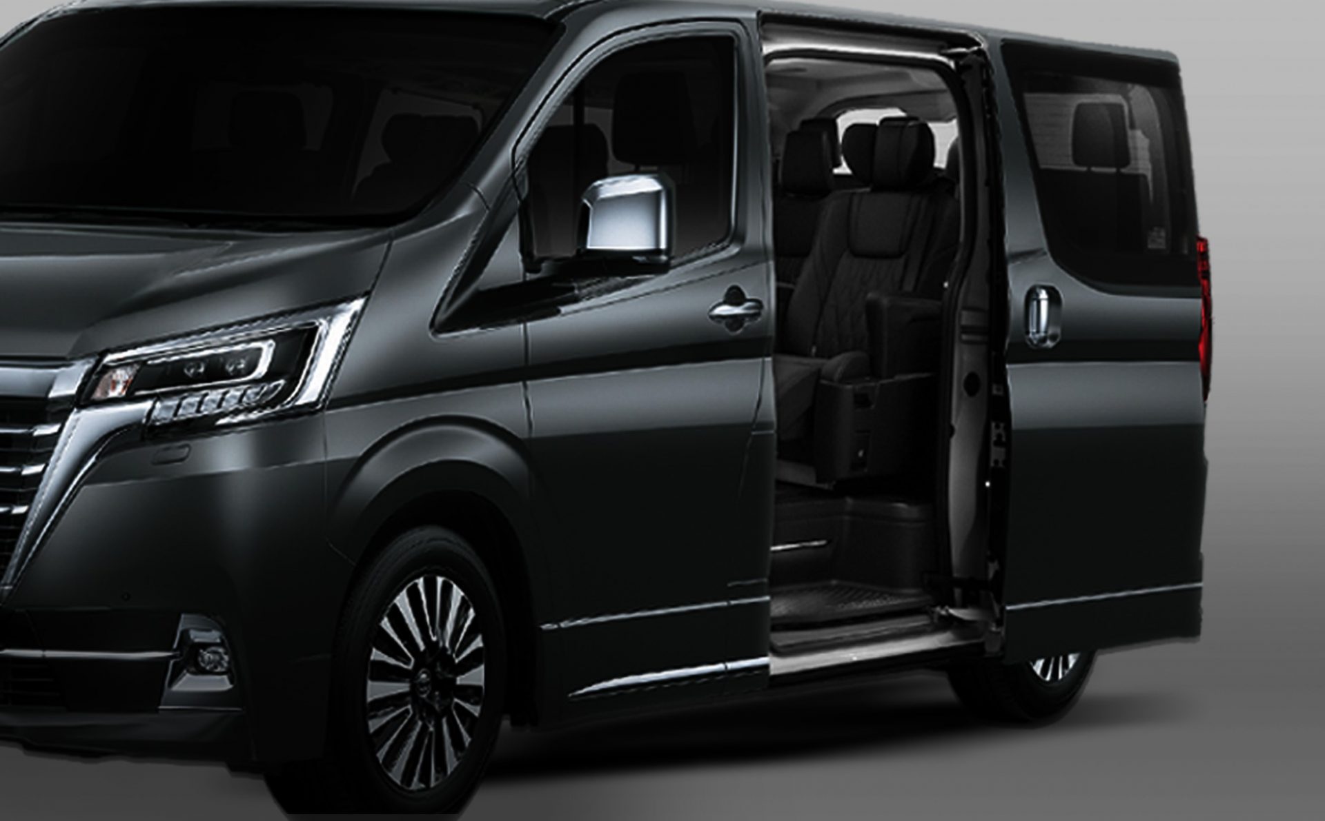 Experience higher level of luxury with the Hiace Super Grandia