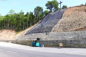DPWH introduces active slope protection system