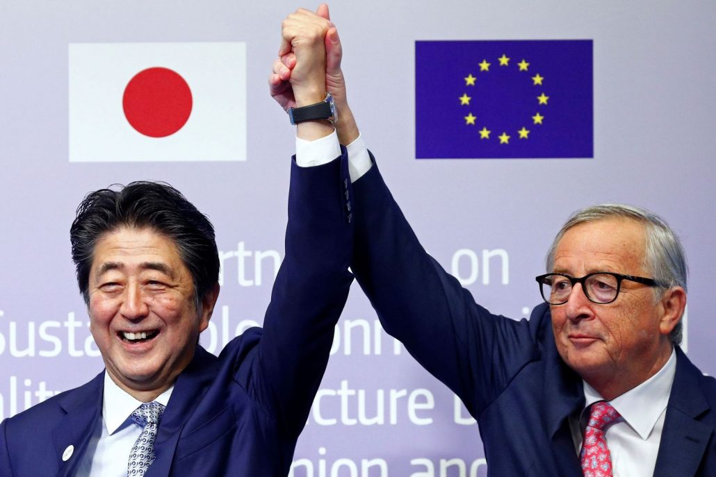 Japan signs deal to link Asia, EU