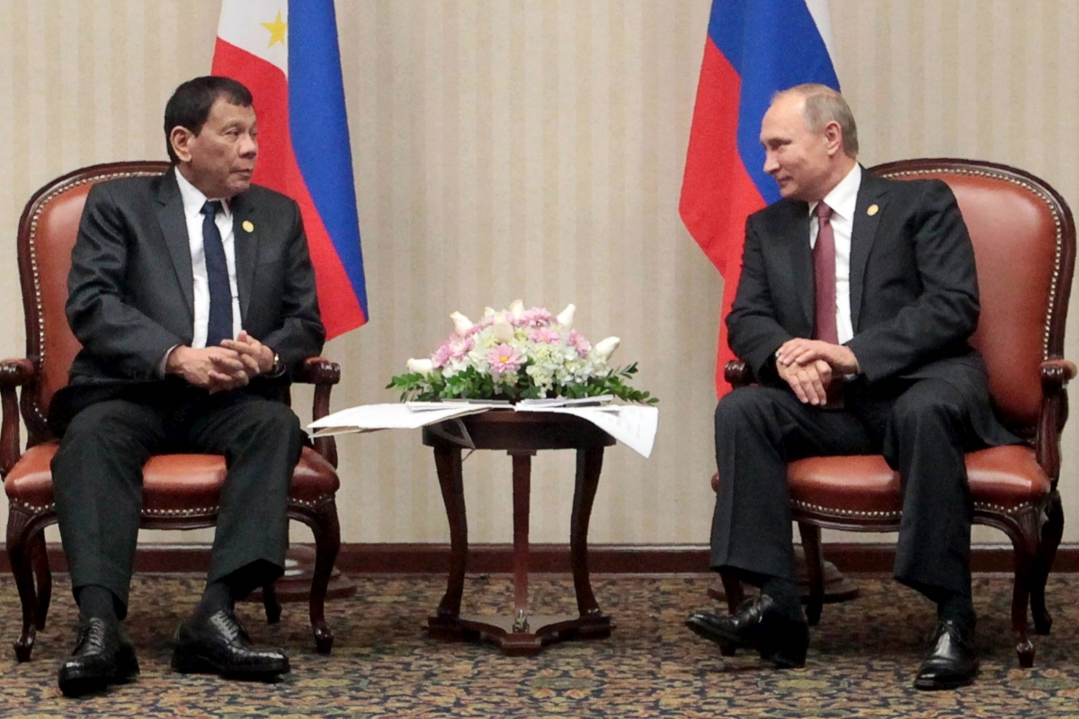 Duterte, Putin bilateral talks set in Sochi