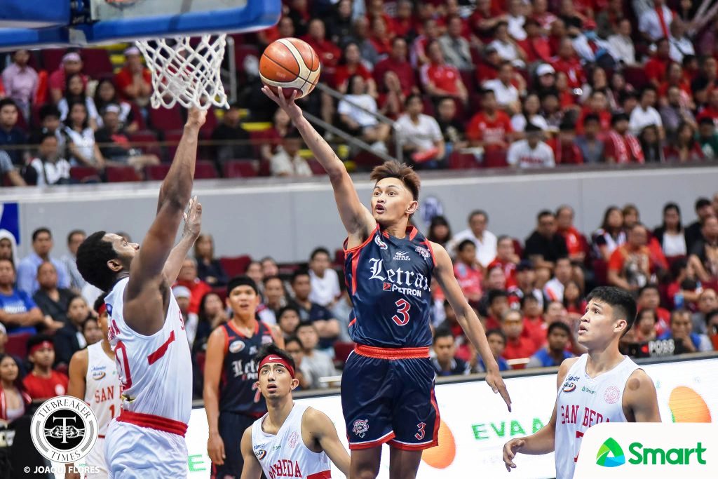 Letran upsets San Beda, nears NCAA caging crown