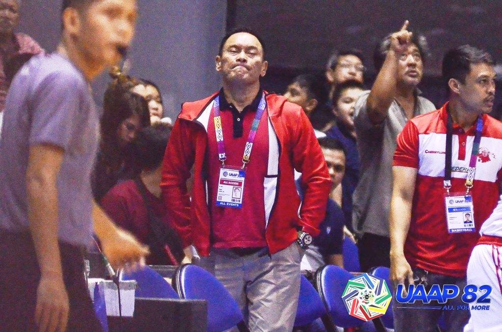 UAAP: UE’s Red Warriors head coach Bong Tan, 53