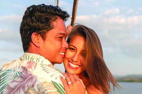 Rachel Peters, Migz Villafuerte are engaged