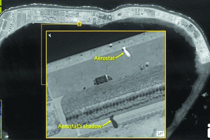 Security execs validating reported Chinese airship in PH-claimed reef