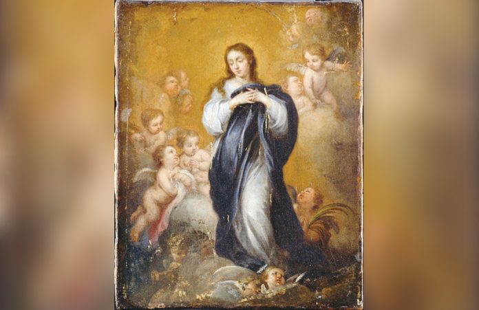 The immaculate conception of Mary
