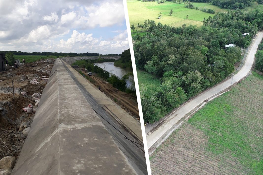 Flood control structures, road concreting projects completed in central ...