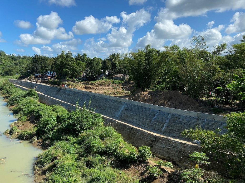 P58-M flood control structure in Negros Occidental nears completion