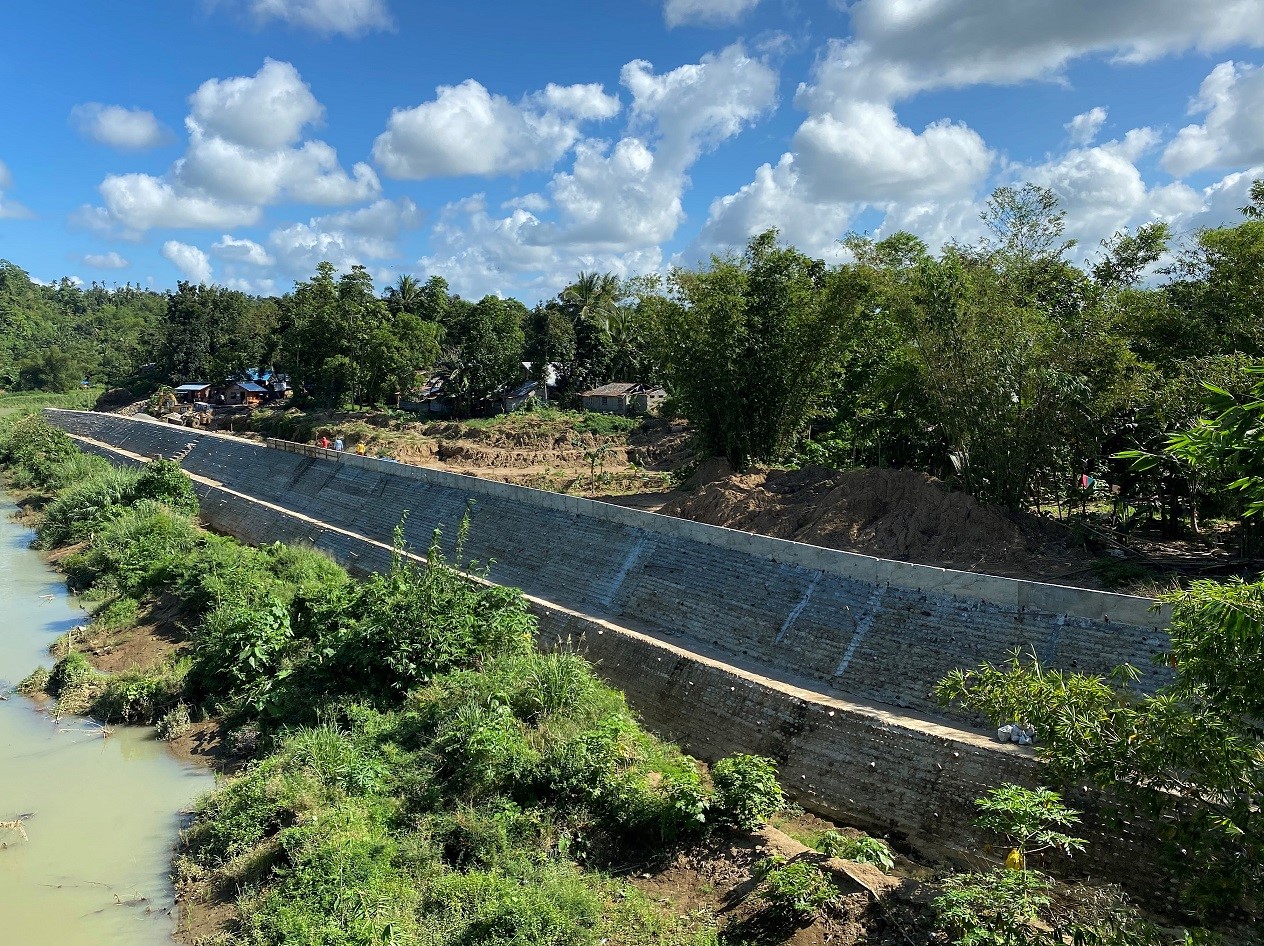 P58-M flood control structure in Negros Occidental nears completion