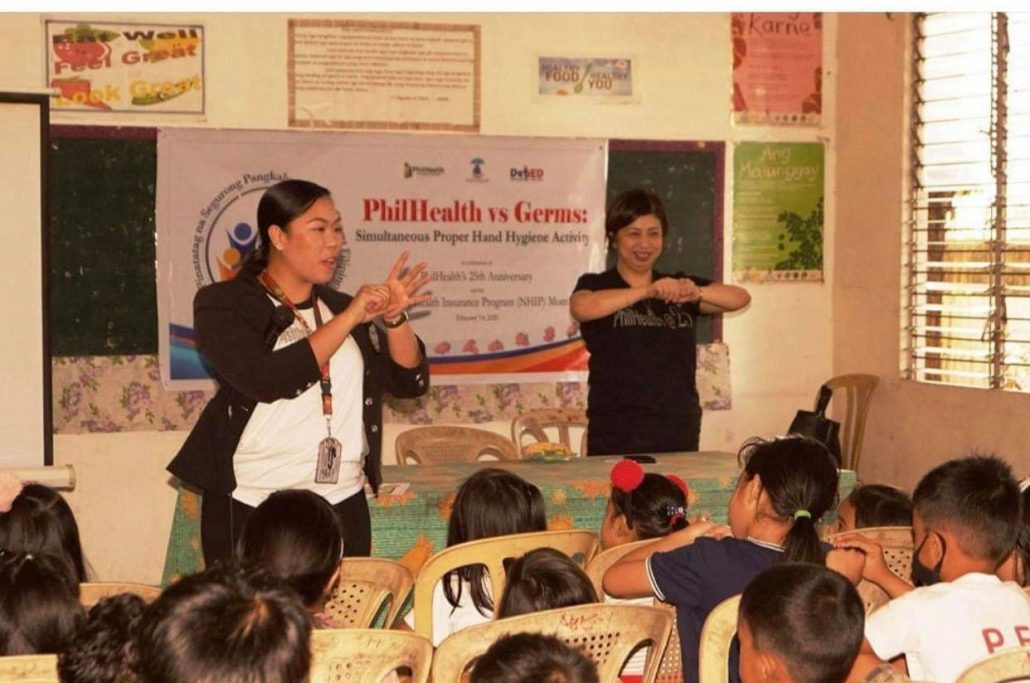 PhilHealth promotes hand hygiene among students