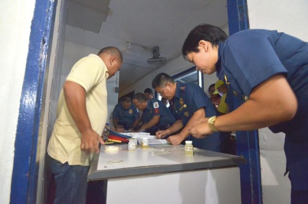 120 cops undergo random drug test