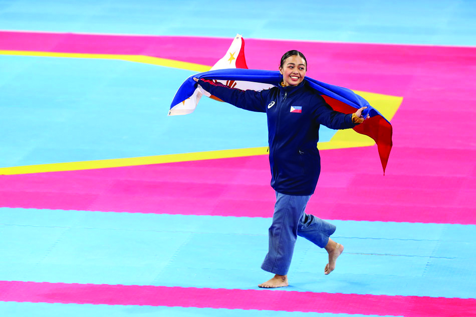 Ninobla bags 2nd online poomsae gold medal