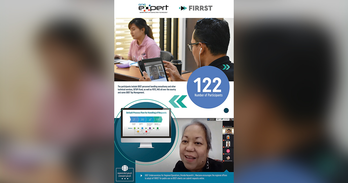DOST maximizes use of OneExpert, FIRRST to boost S&T assistance