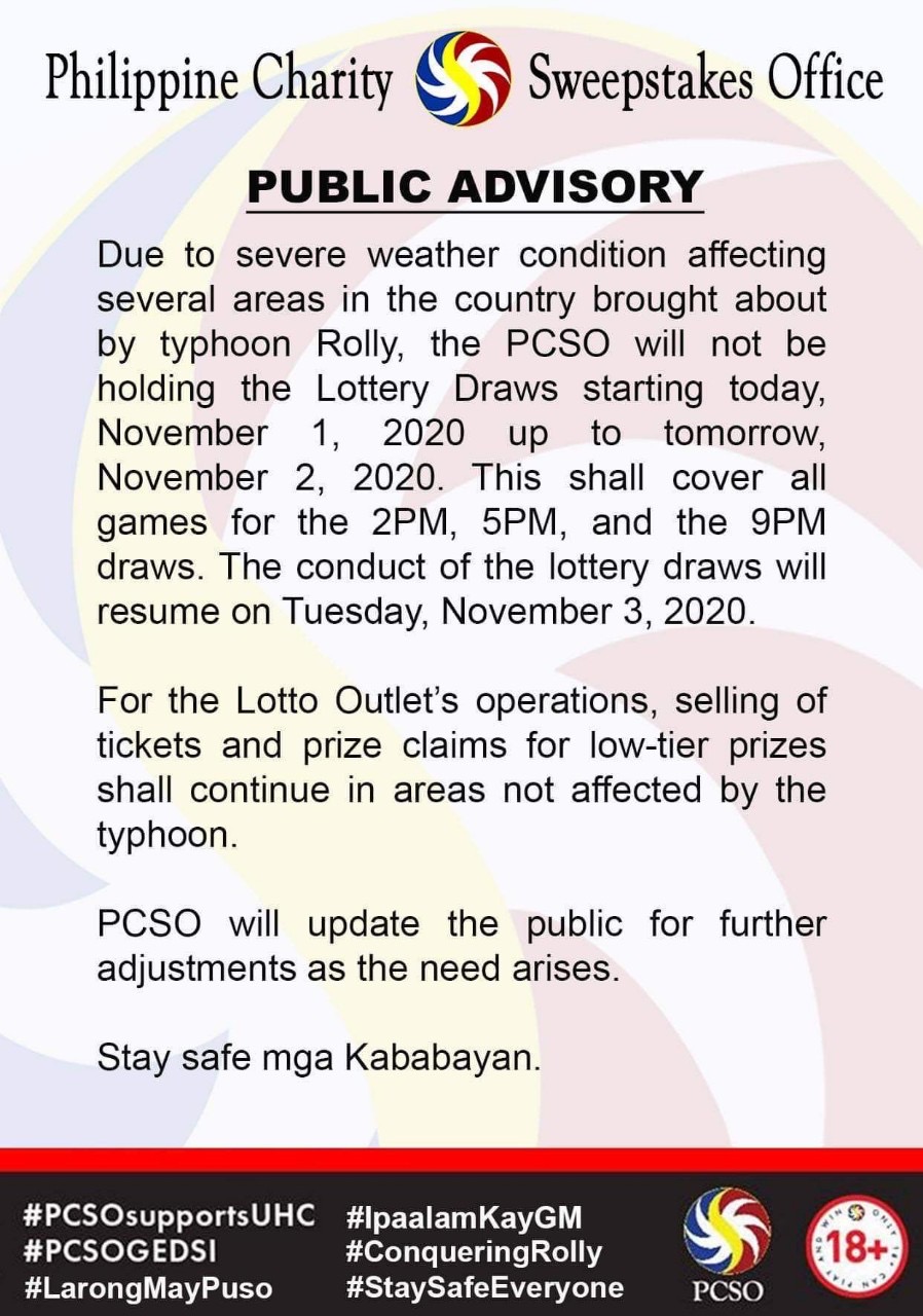 PUBLIC ADVISORY