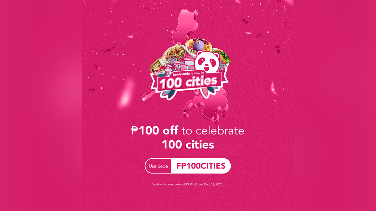 foodpanda reaches 100th city in the Philippines, celebrates milestone ...
