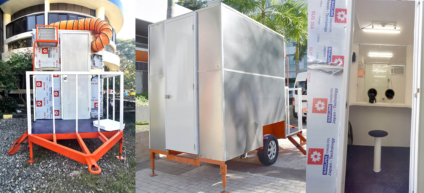 DOST deploys first mobile contactless COVID-19 specimen collection booth