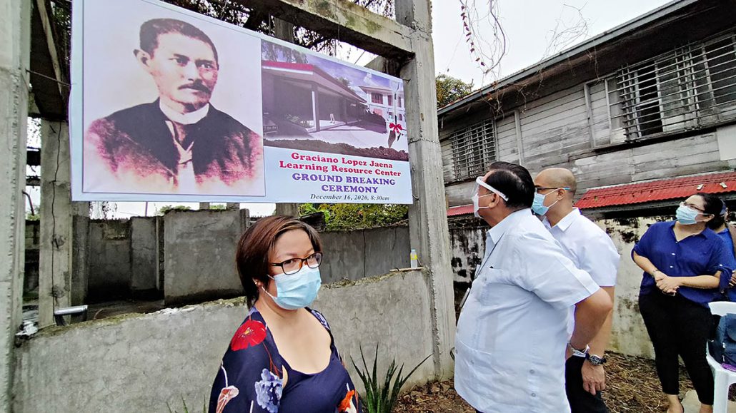 City gov’t takes over construction of Lopez Jaena shrine