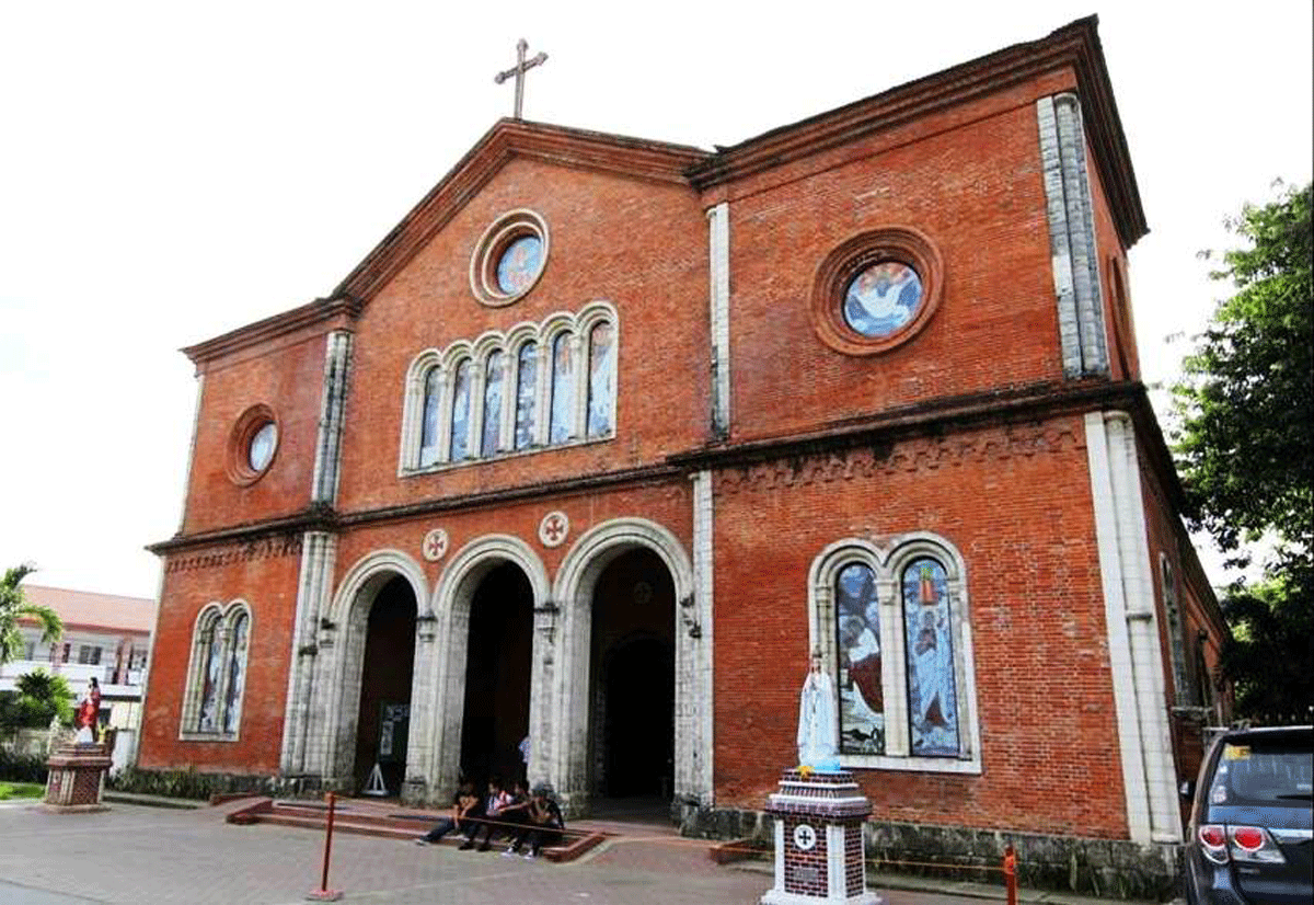 Pavia’s unique red brick church